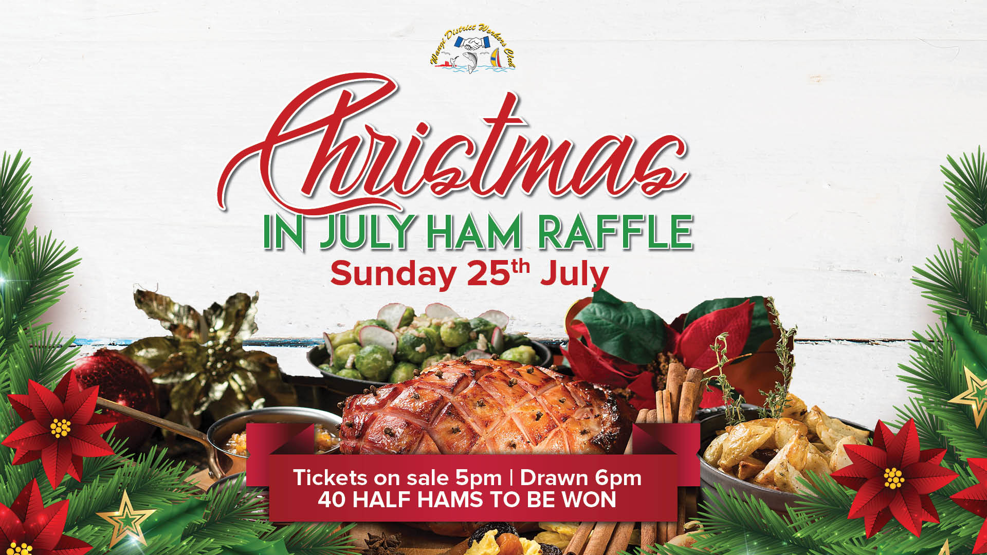 Ham Raffle - TV - Wangi District Workers Club - Wangi District Workers Club